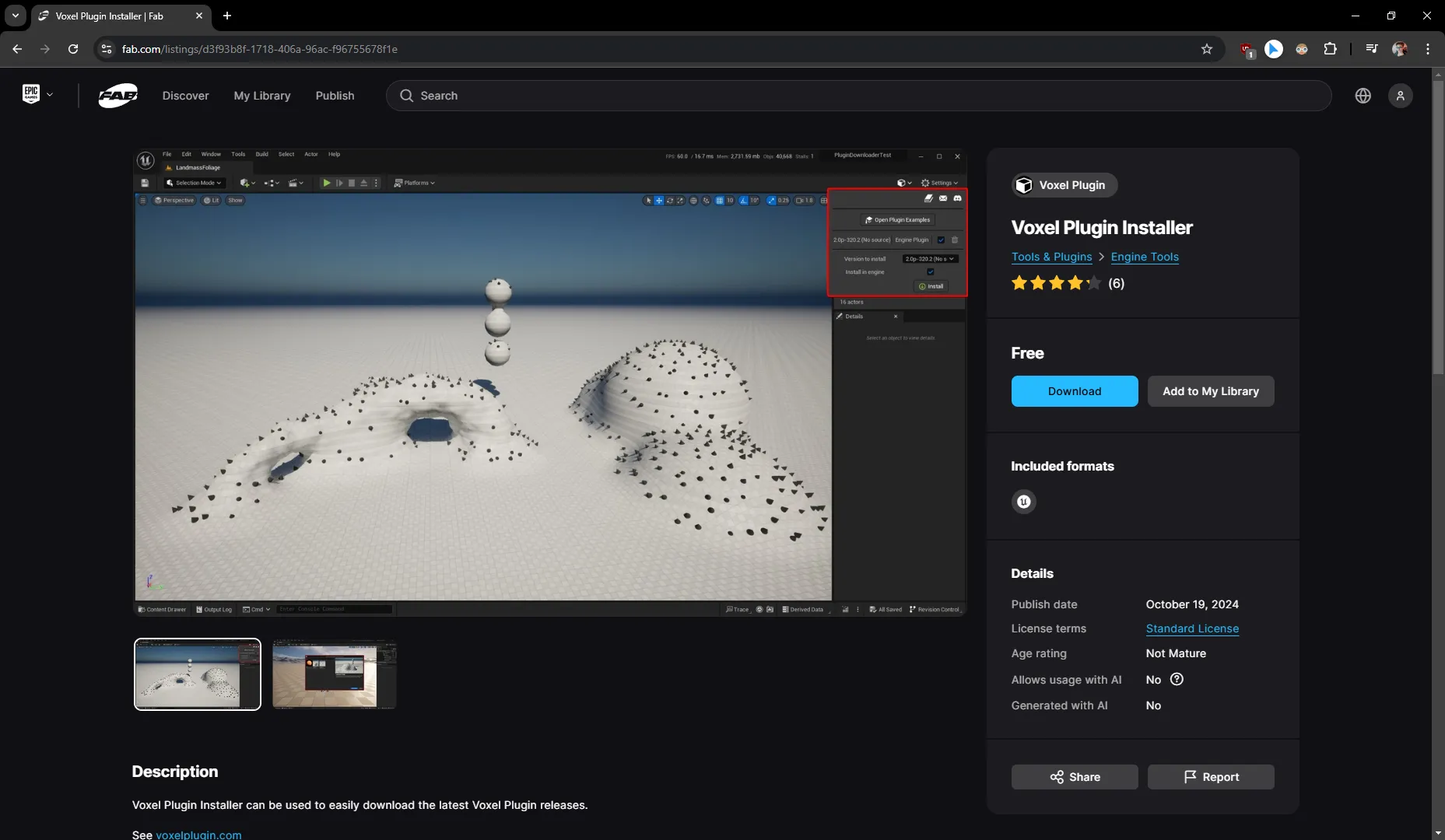 Installing Voxel Plugin | Voxel Plugin